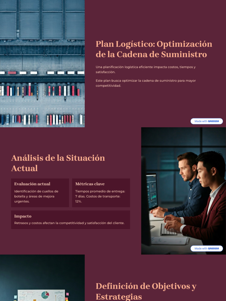 Plan Logístico para Optimizar Suministros | PDF