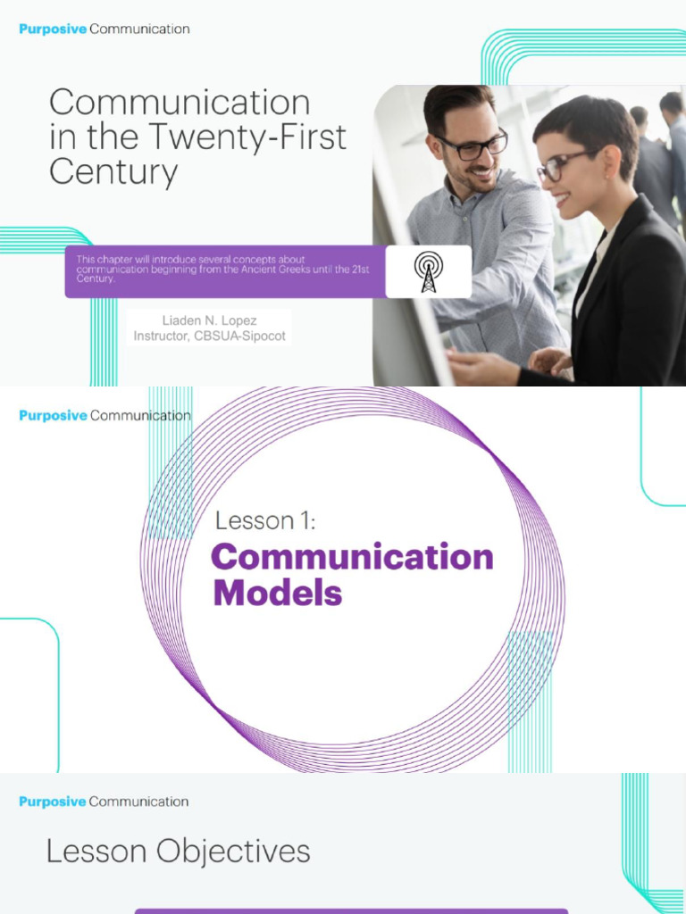L 1 Communication Models | PDF