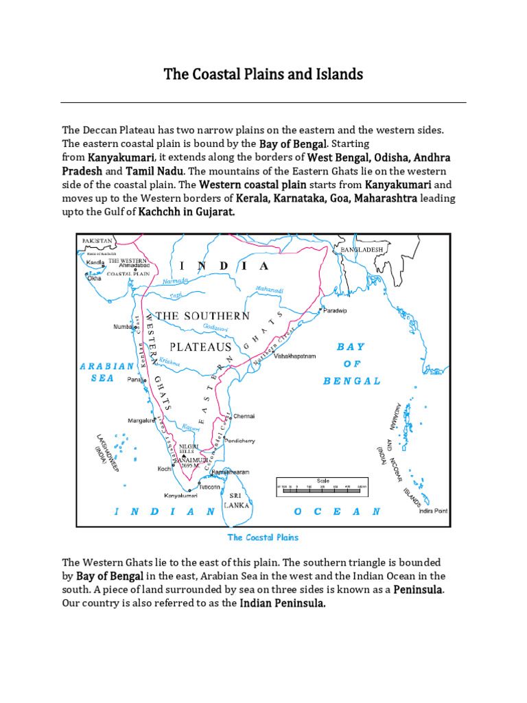 The Coastal Plains and Islands | PDF