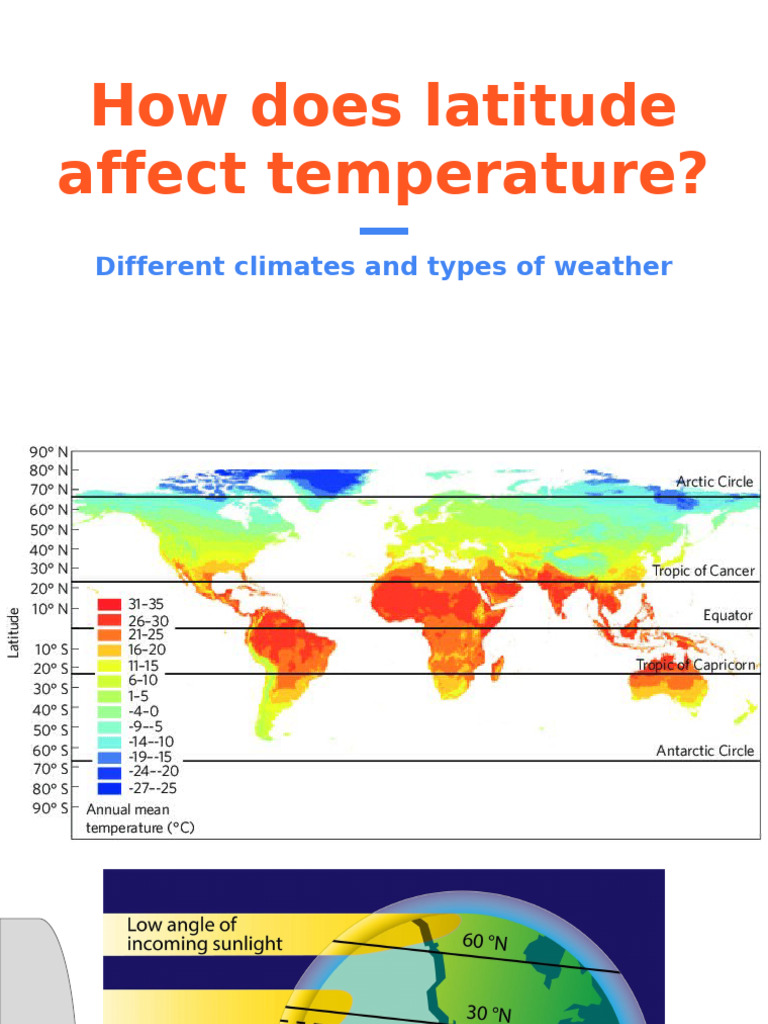 Latitude and Temperature - Climate | PDF | Tropics | Temperate Climate