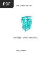 Sample Structural Analysis For Building Permit Application - 2 Storey Dwelling | PDF ...