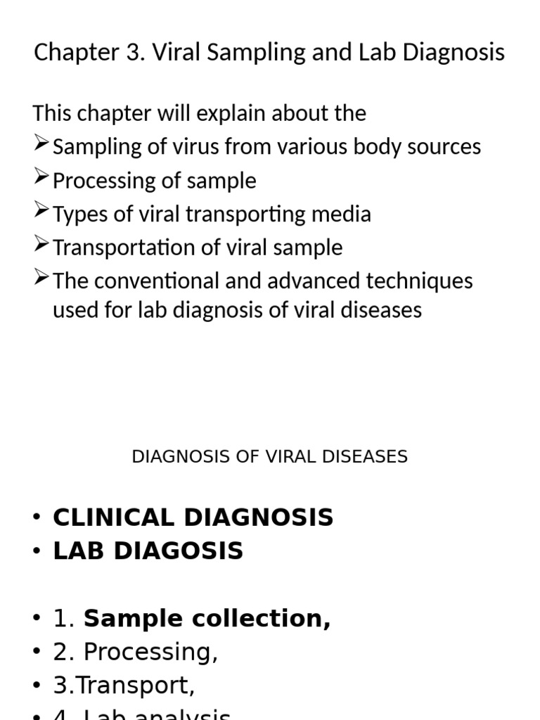 CHAP 3 Specimen Collection and Lab DX | PDF | Elisa | Polymerase Chain ...