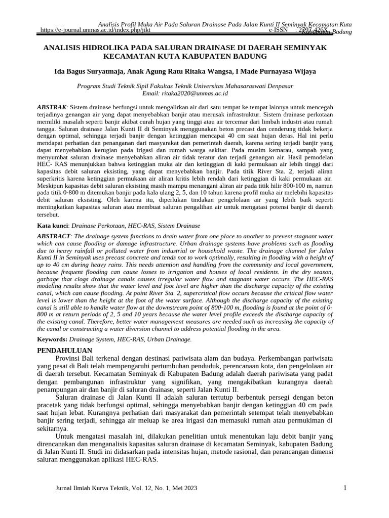 8.+Kurva+Teknik_Sumber+Daya+Air | PDF