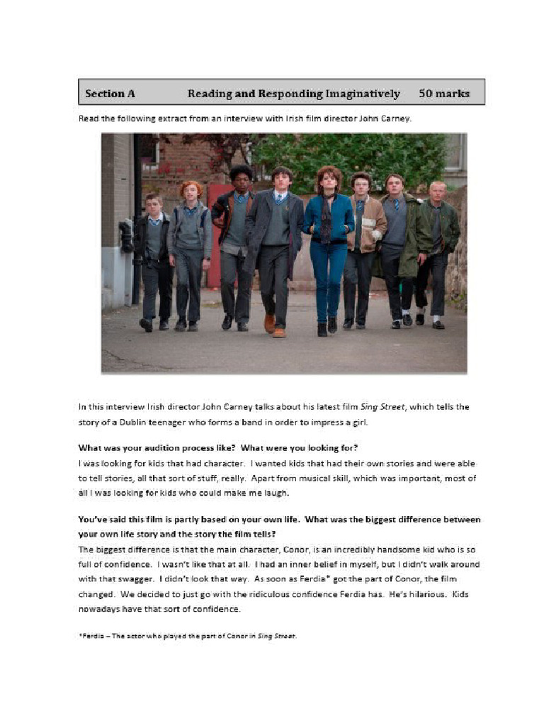 Exam Paper Singstreet | PDF