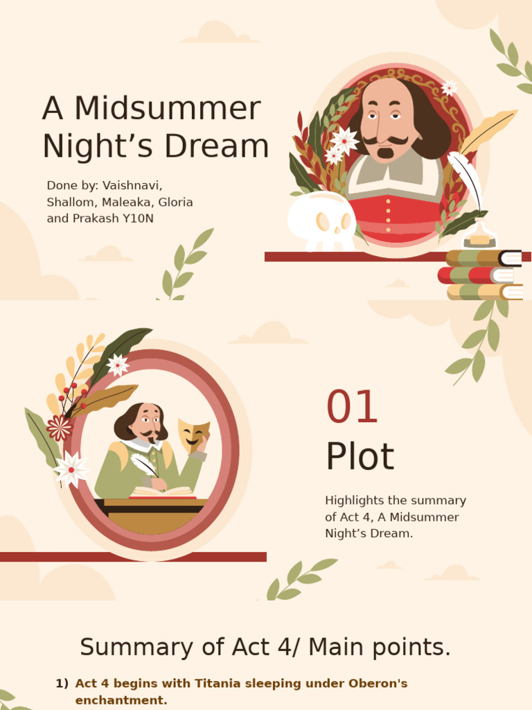 A Midsummers Nights Dream - Act 4 | PDF | A Midsummer Night's Dream