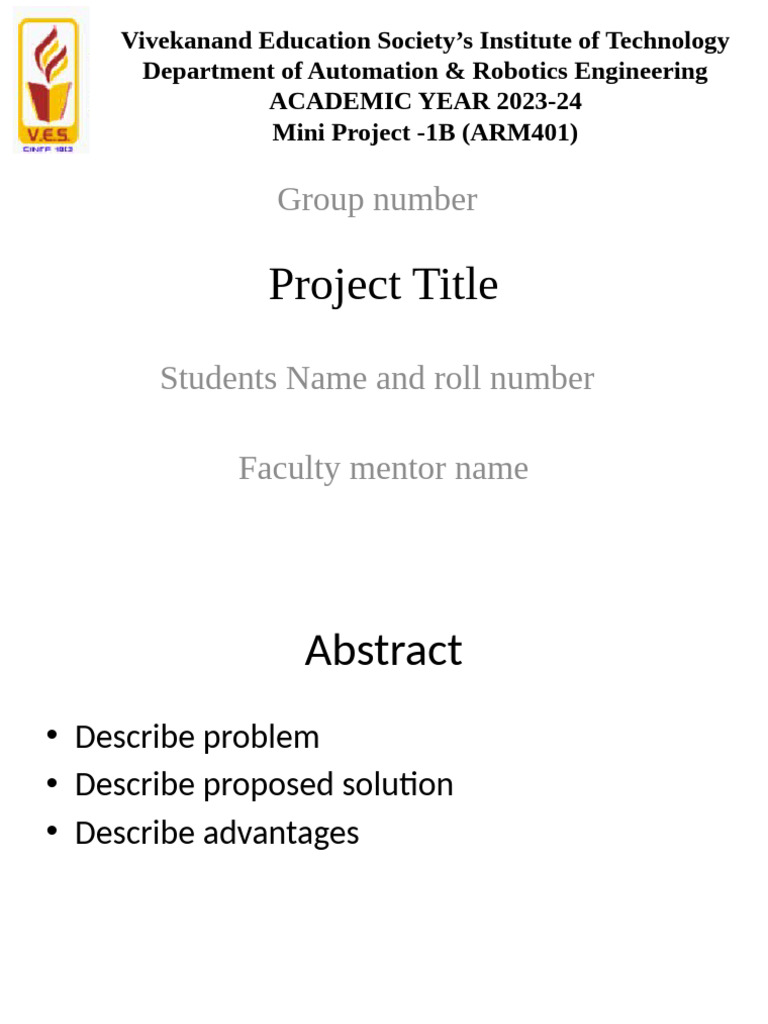 2023-24 D8 Mini-Project 1B - Final Presentation Template | PDF