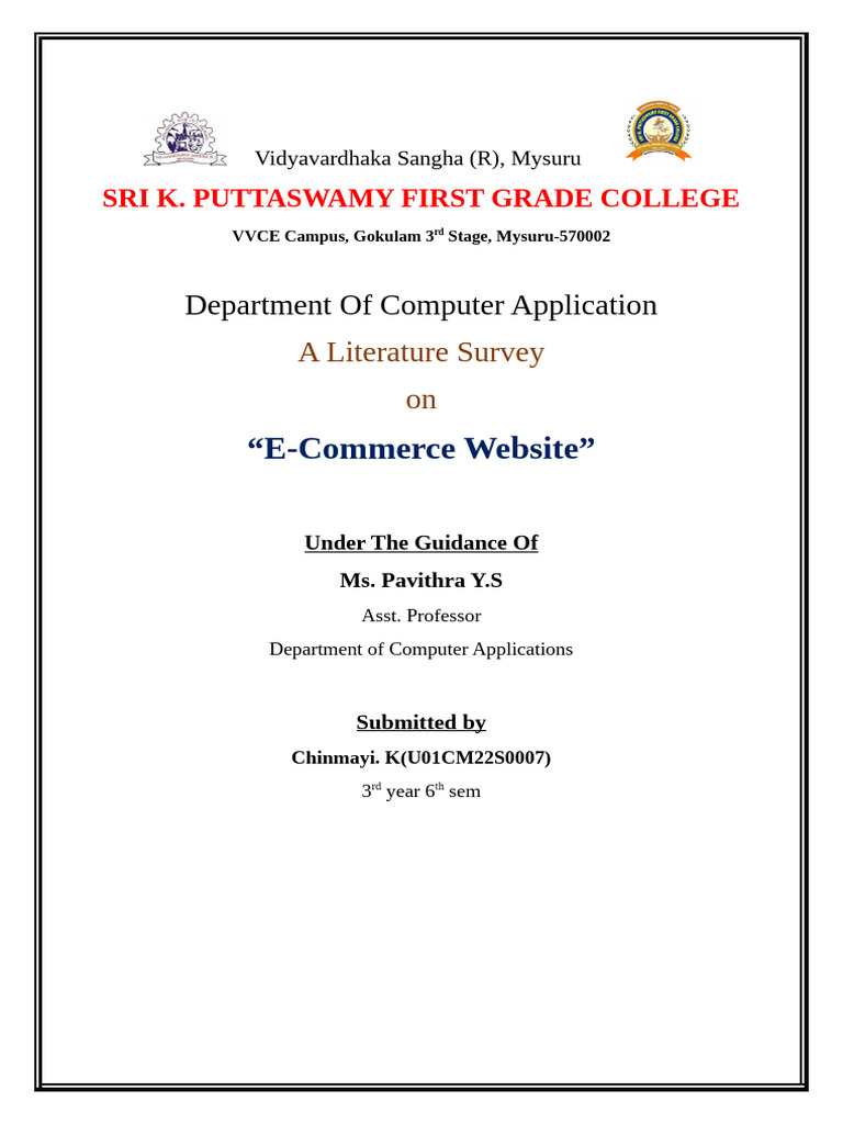 E Commerce Front Page | PDF