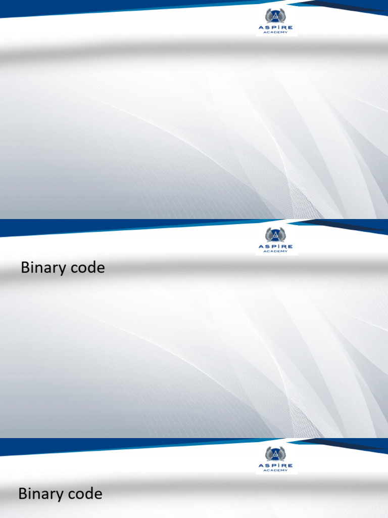 Binary Code and Measurement | PDF