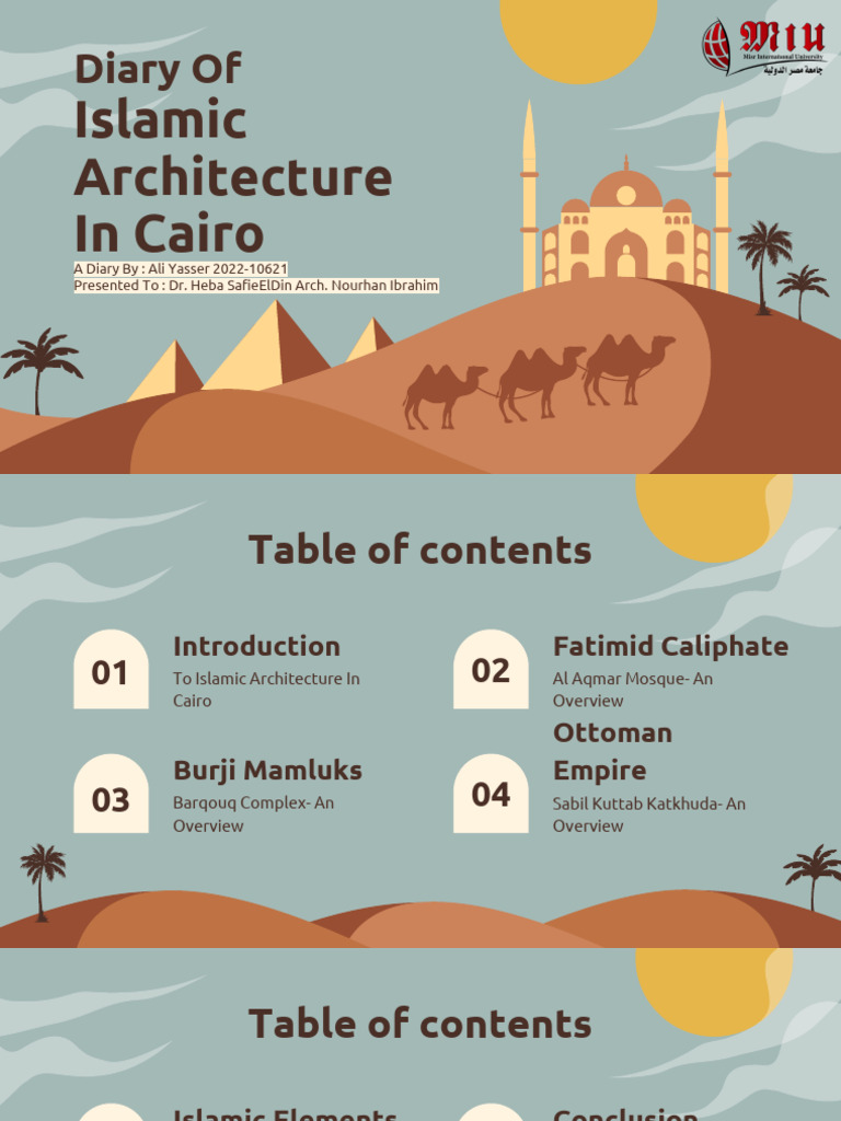 History Final Individual Assignment The Diary of Islamic Architecture ...