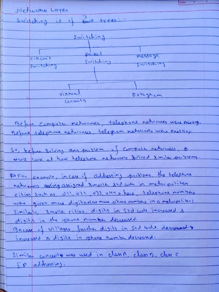 Network Layer 1 | PDF