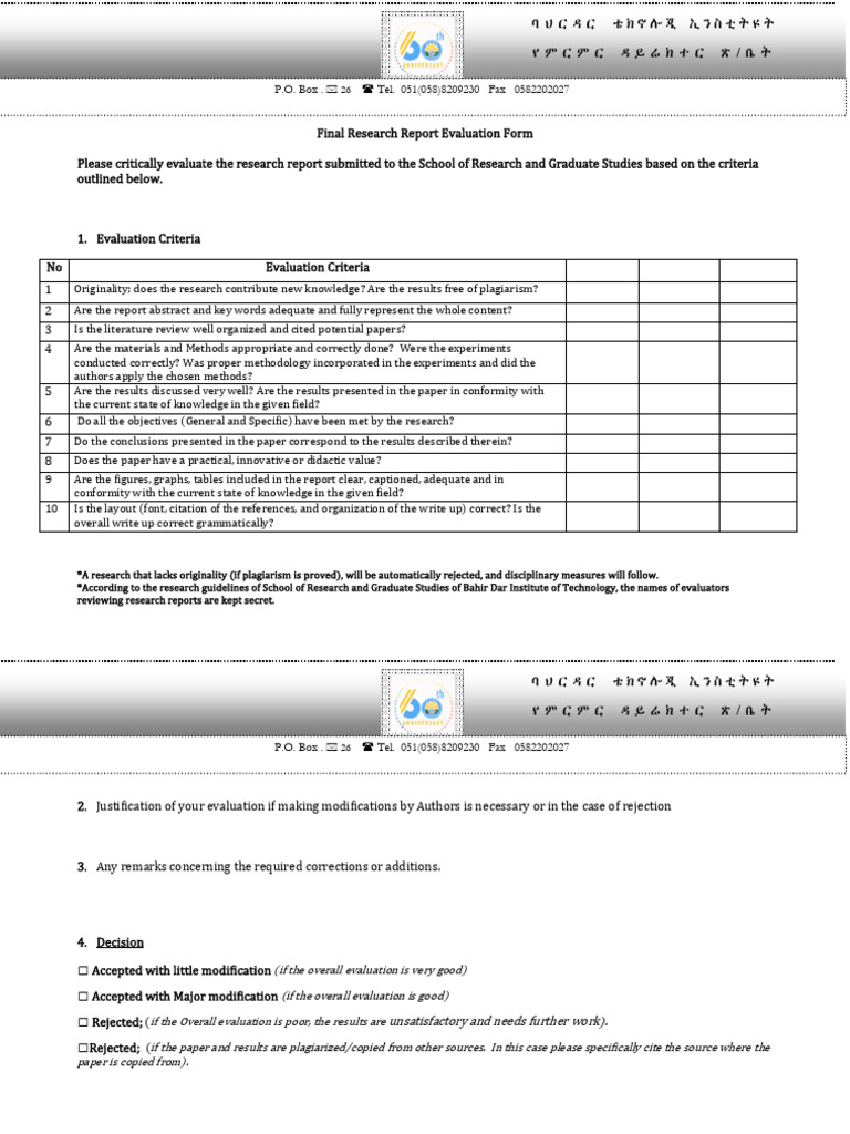 ResearchFinal Output Evaluation Form | PDF | Methodology