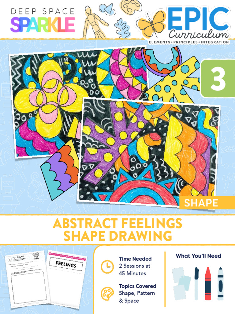 Abstract Feelings Shape Drawing 3 EPIC V2 | PDF | Feeling | Emotions