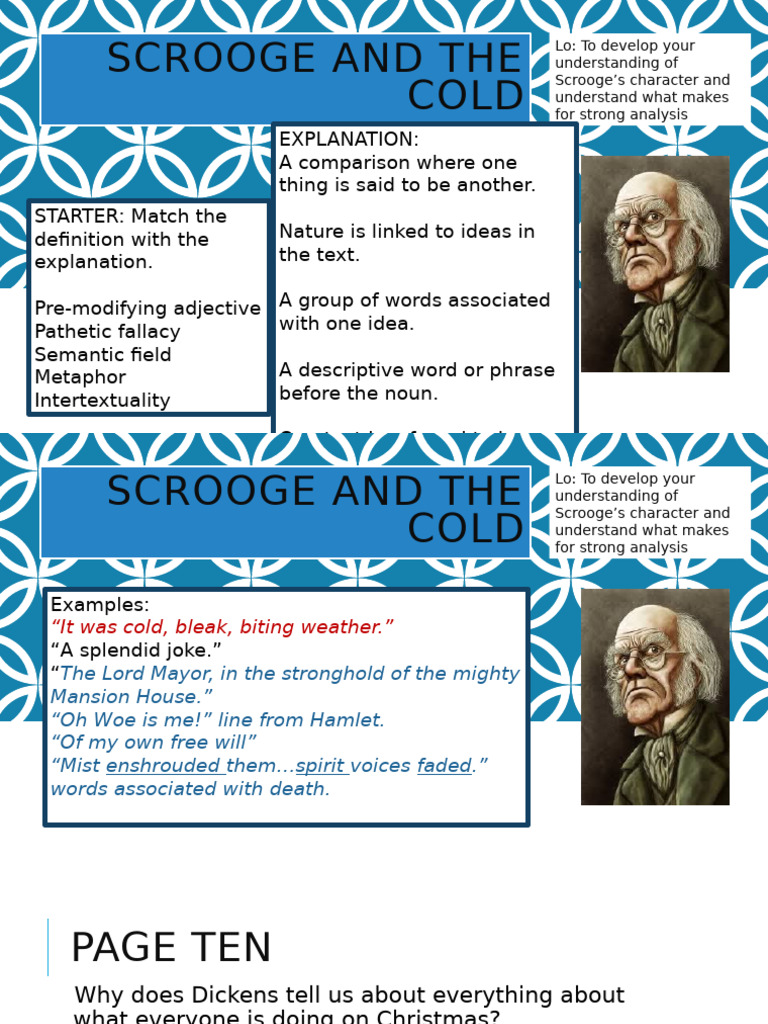Scrooge and The Cold PEEs JMC | PDF | Ebenezer Scrooge | Linguistic ...