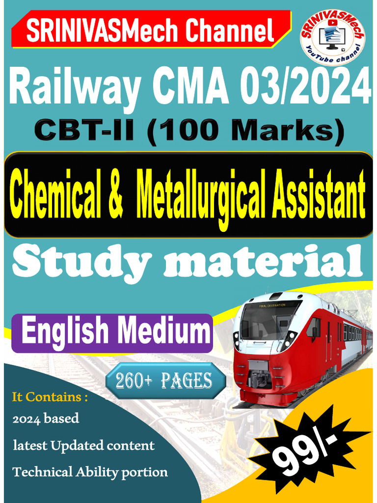 RRB CMA Study Material by SRINIVASMech | PDF | Litre | International System Of Units