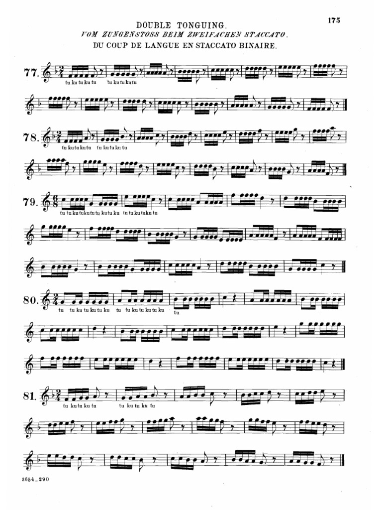 Double Tonguing 1 | PDF