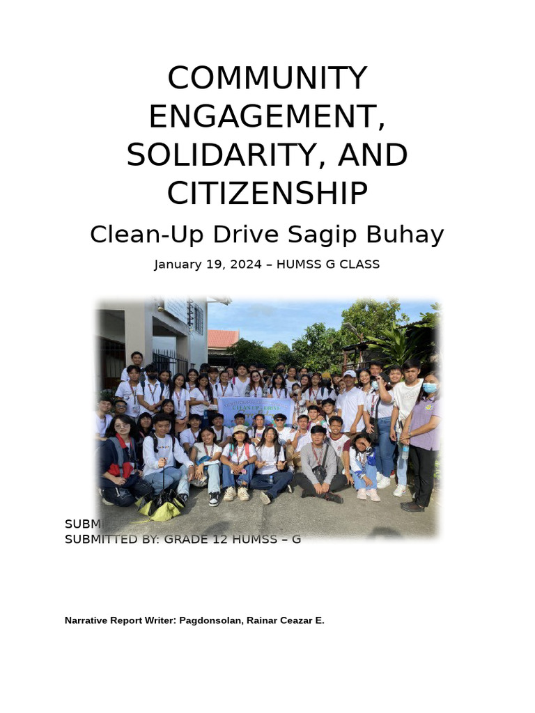 CESC-HUMSSG-NARRATIVE REPORT | PDF