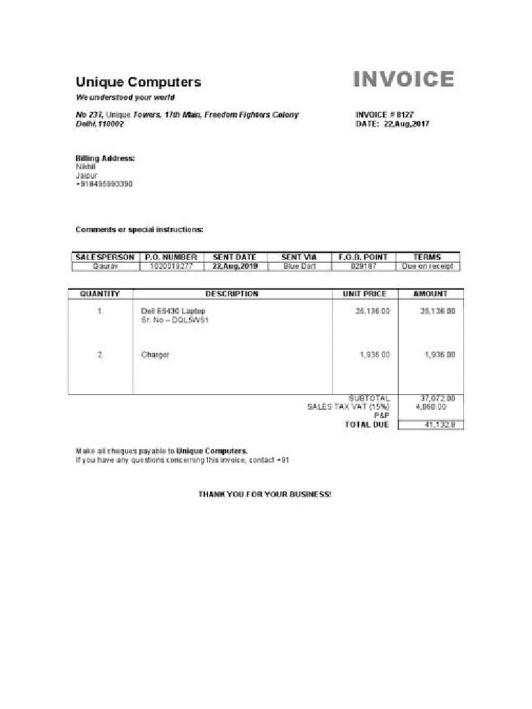PC Reciept | PDF