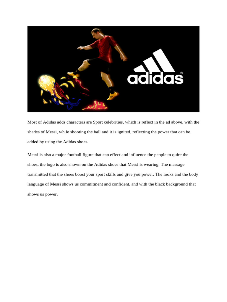 Most of Adidas Adds Characters Are Sport Celebrities | PDF