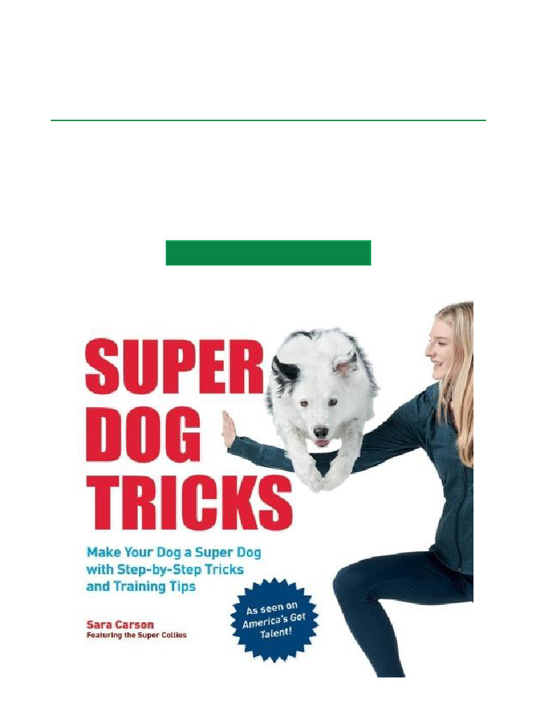 Super Dog Tricks: Step-by-Step Training | PDF