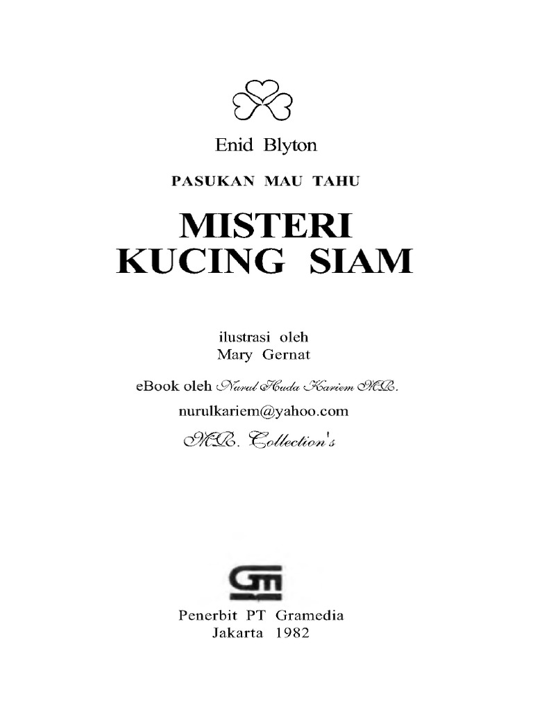 Misteri Kucing Siam | PDF