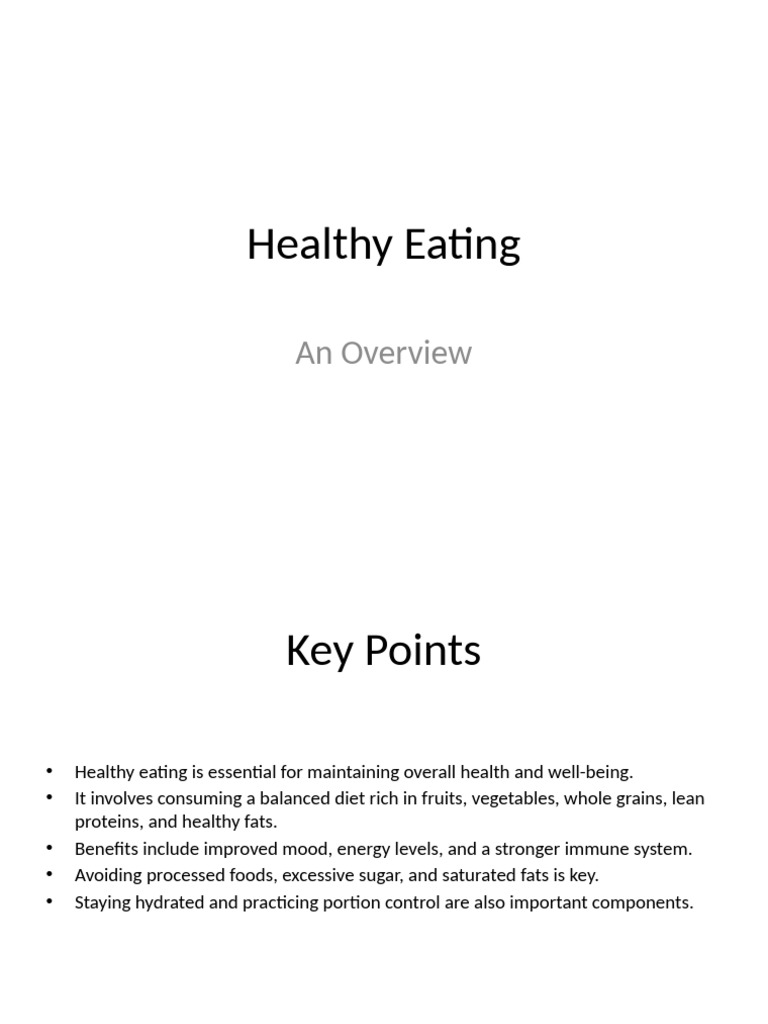 Healthy Eating Enhanced | PDF
