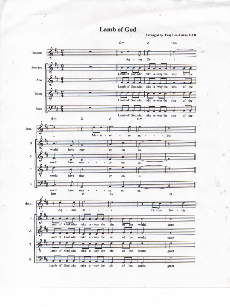 Lamb of God (1/2) | PDF