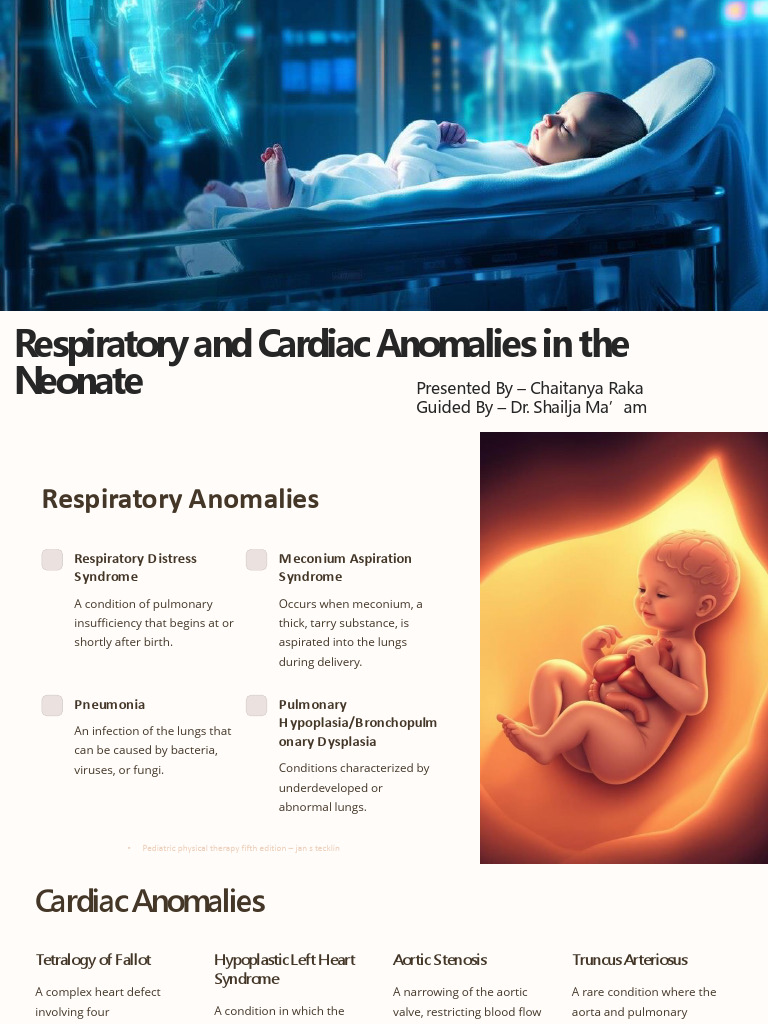 Respiratory and Cardiac Anomalies in the Neonate 123 | PDF | Congenital ...