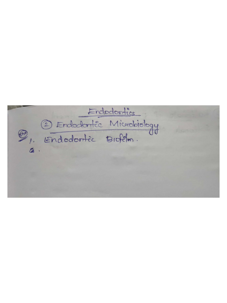 Endodontics Yr Qns | PDF