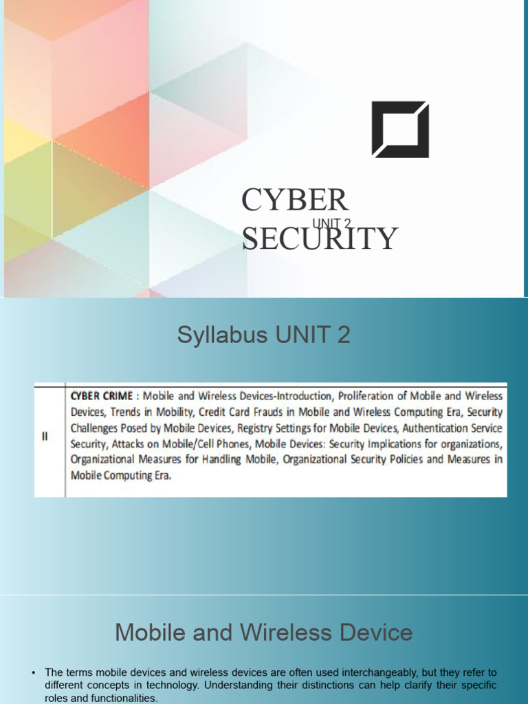 Cyber Unit 2 - Kamna | PDF | Port (Computer Networking) | Security