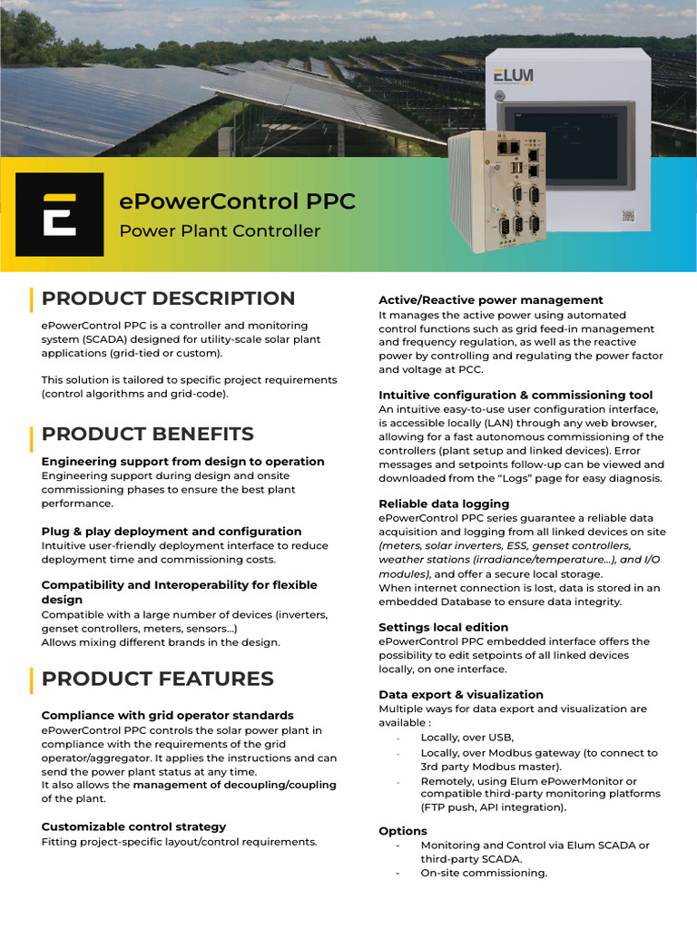 ePowerControl_PPC_Datasheet | PDF | Electronics | Telecommunications