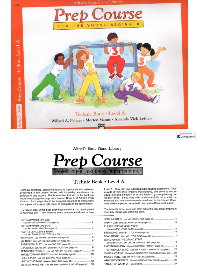 Alfreds Prep Course Technic A | PDF