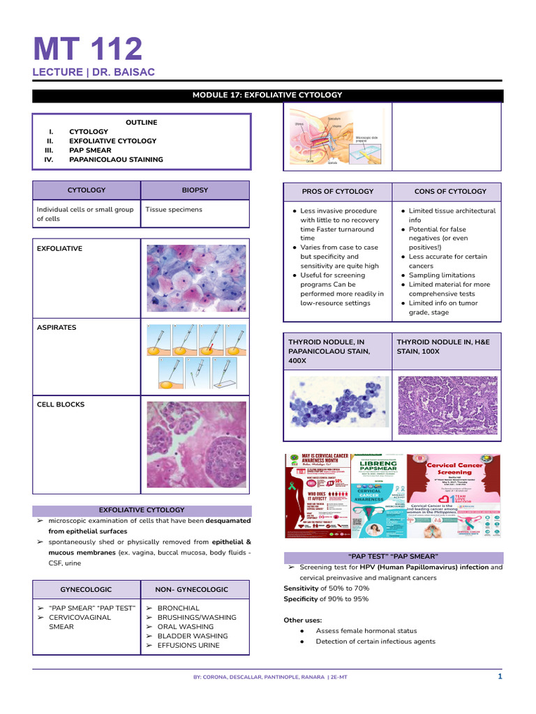Case-Based Exfoliative Cytology Guide | PDF | Cytopathology | Medical ...