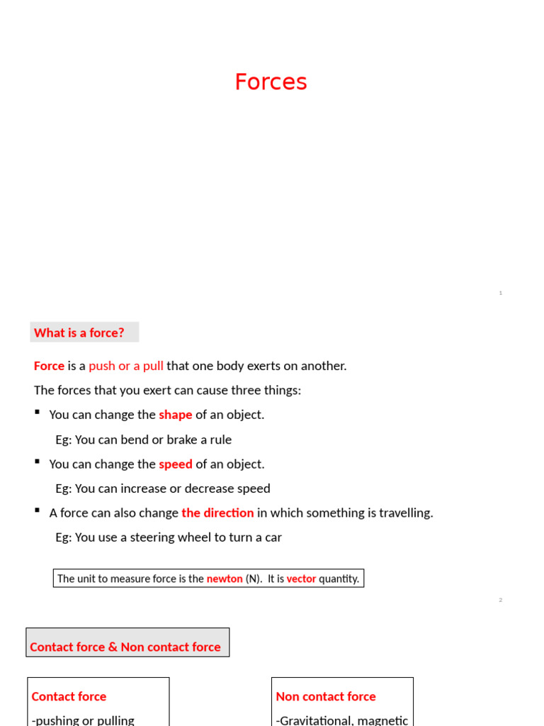 Force | PDF | Force | Elasticity (Physics)