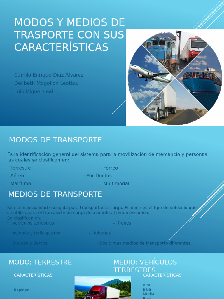 Metodos de Transporte | PDF | Transporte