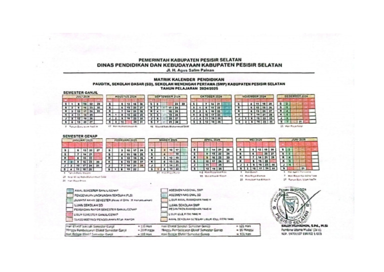 Kalender Pendidikan | PDF