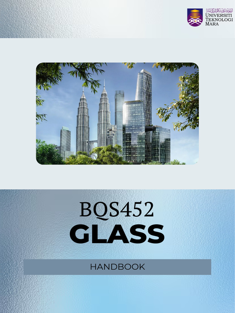 Handbook Construction Technology Ii - Glass | PDF | Glasses | Building ...