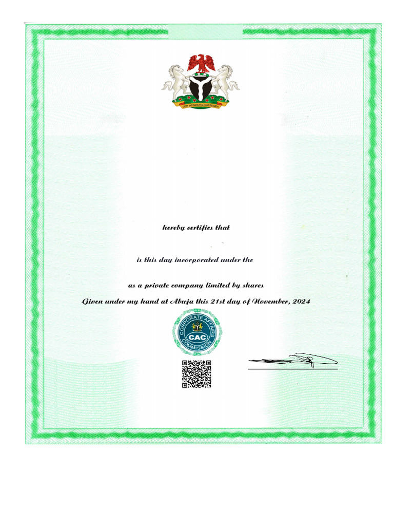 Certificate - Ladex Luxe Innovation LTD | PDF
