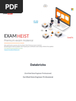 PracticeExam DataEngineerAssociate | PDF | Databases | Apache Spark