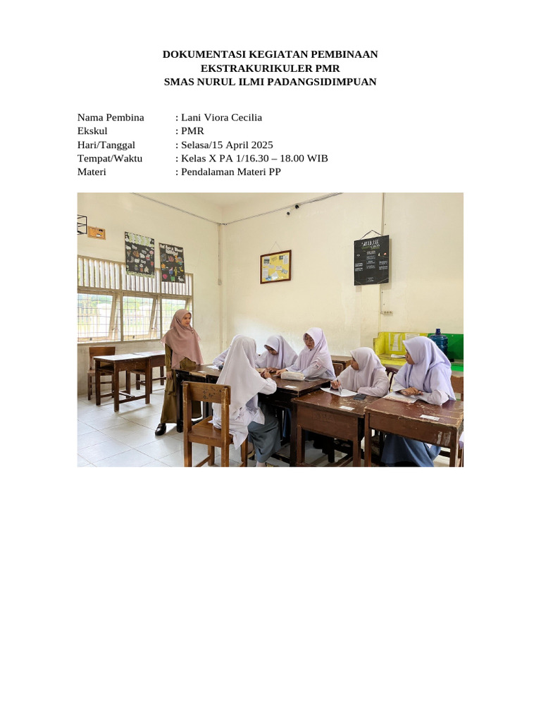 DOKUMENTASI PMR | PDF