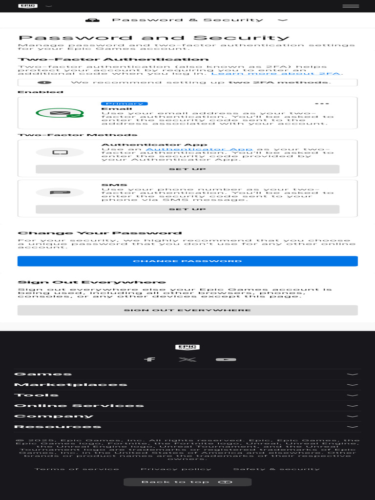 Password & Security | PDF