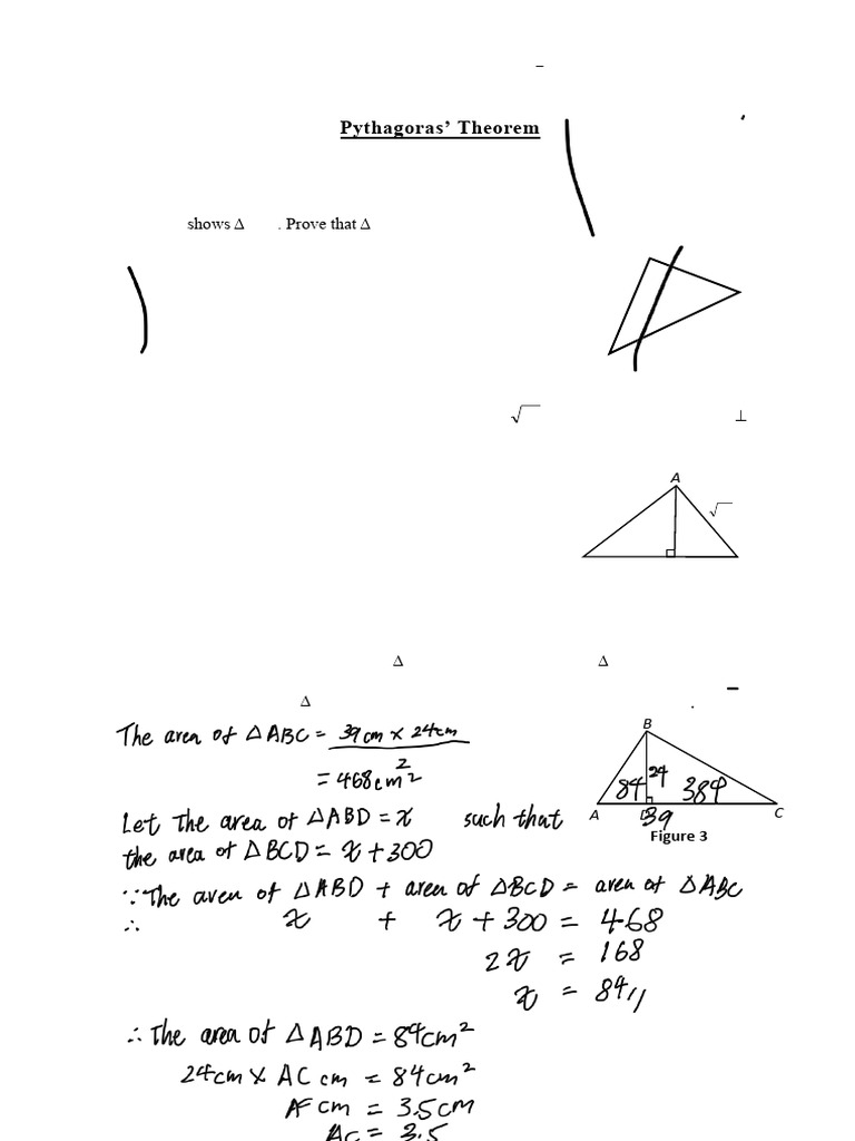 Good Hope School - 16 21 2B Ch.9 Pythagoras - Theorem CQ | PDF | Geometric Shapes | Euclidean ...
