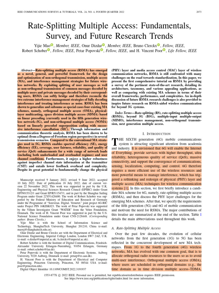 7 Rsma | PDF | Mimo | Channel Access Method