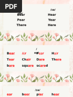 Phonics Practice: Special Sounds "air" | PDF