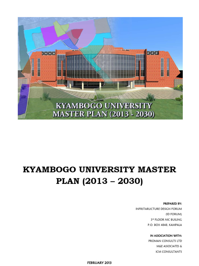 Kyu Master Plan Final Report | PDF | Infrastructure | Strategic Planning