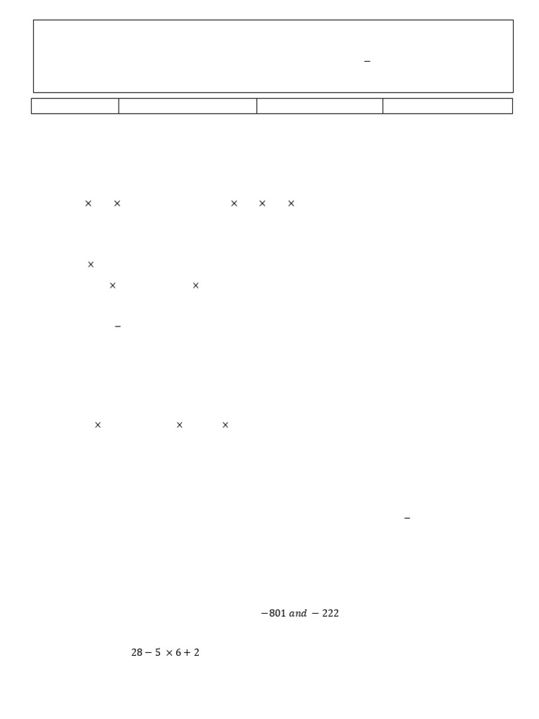 Math Worksheet | PDF