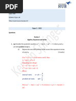 Add Math 2025 P2 Solution | PDF | Mathematics | Geometry
