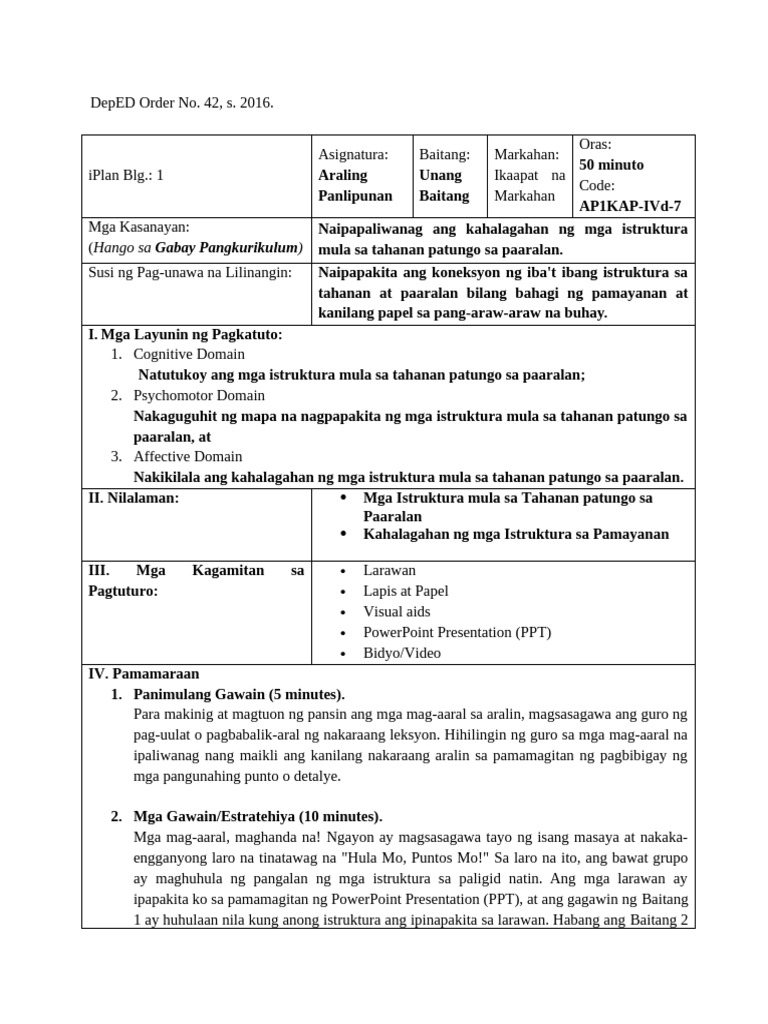 Lesson Plan - AP | PDF