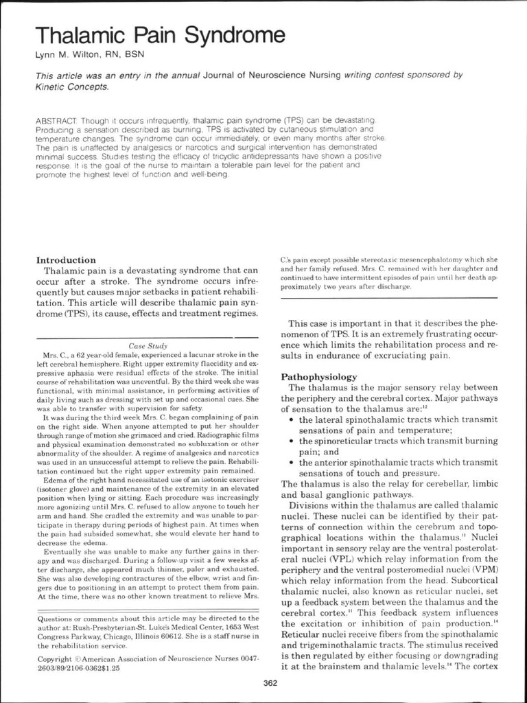 thalamic_pain_syndrome.7 | PDF