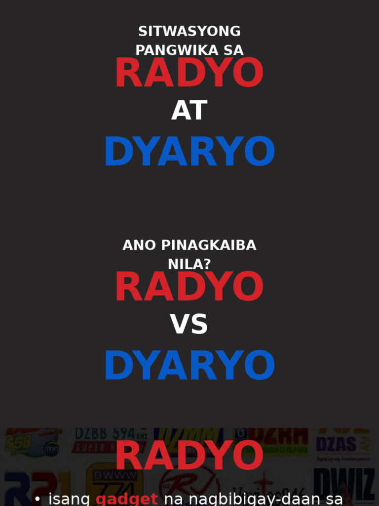 Radyo at Dyaryo - g2 | PDF