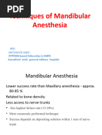 Greater Palatine Nerve Block Technique | PDF | Anesthesia | Injection ...